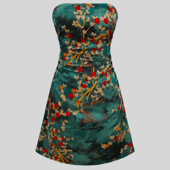 Cider | Dresses | Satin Mini Dress | Poshmark